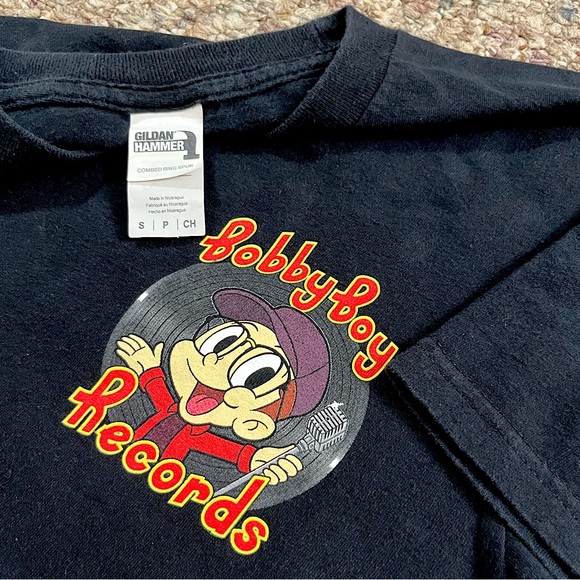 Gildan | Shirts | 2 Logic Artist Bobby Boy Records Caricature Front ...